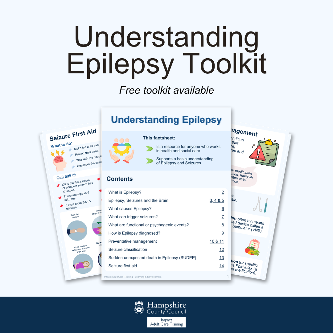 Understanding Epilepsy Toolkit – Hampshire County Council Shop